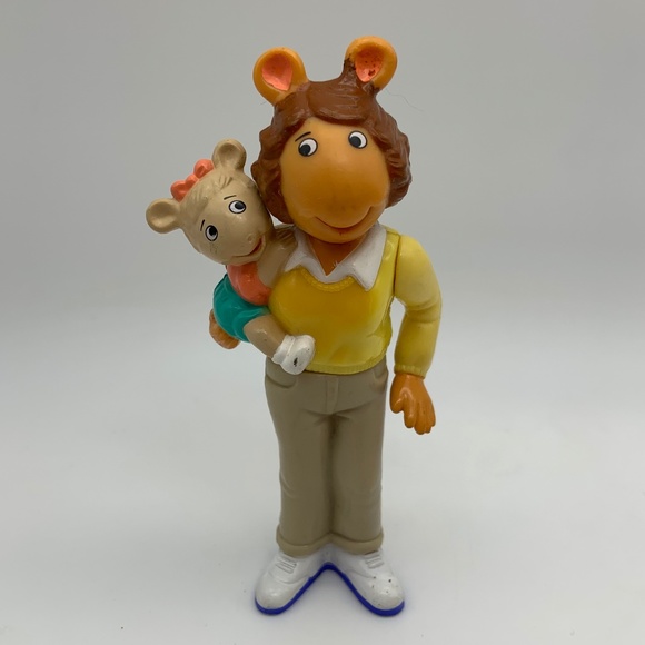 Vintage | Toys | Vintage 996 Arthur Mom And Baby Kate Plastic Figurine ...